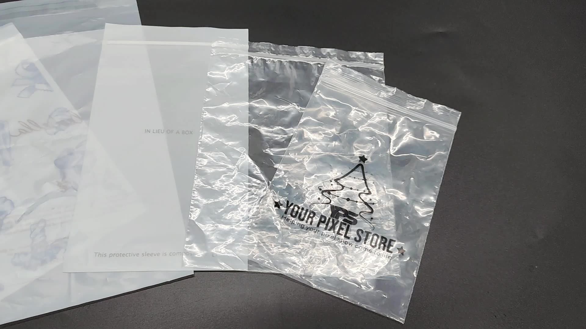 Custom Ldpe Transparent Ziplock Polythene Zip Seal Resealable Zip Lock ...