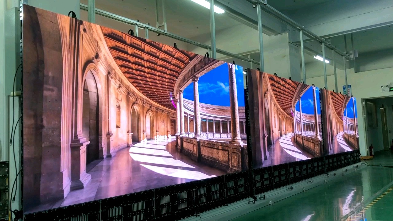 Eachin Led Dinding Cina Harga 500*500mm Smd P2.97 Penuh Warna Layar Led ...