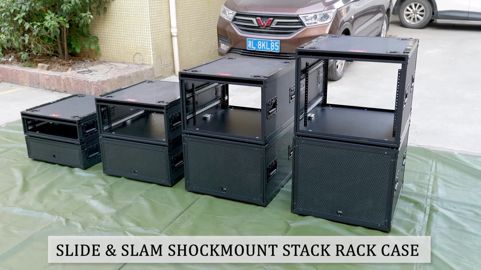 19inch 19" 2u 3u 4u 5u 6u 8u 10u Amplifier Slide Slam Lid Racks Pocket ...