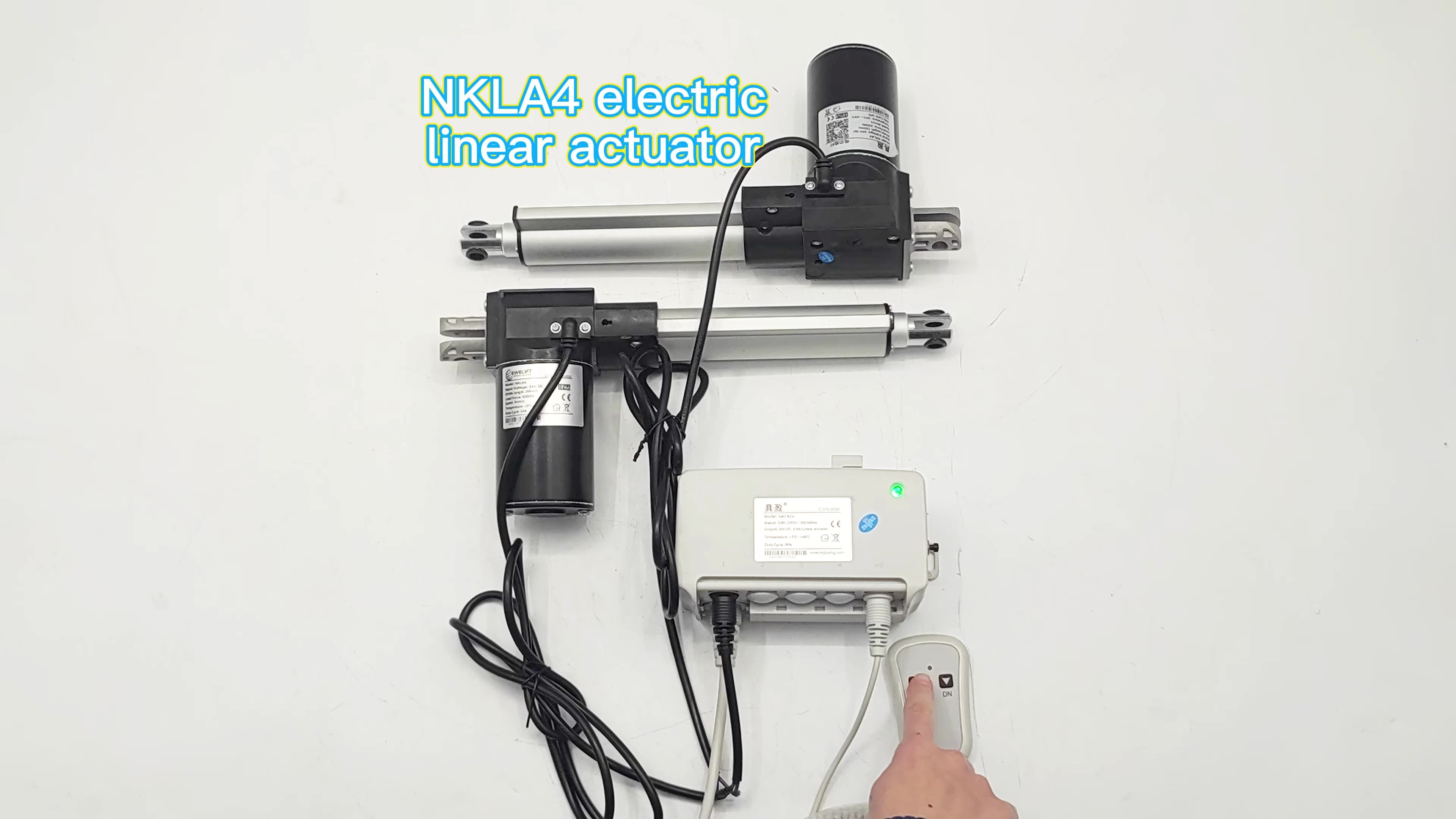 6000n Linear Actuator Nkla4 Electric 24v 12v Dc Motor Heavy Duty ...