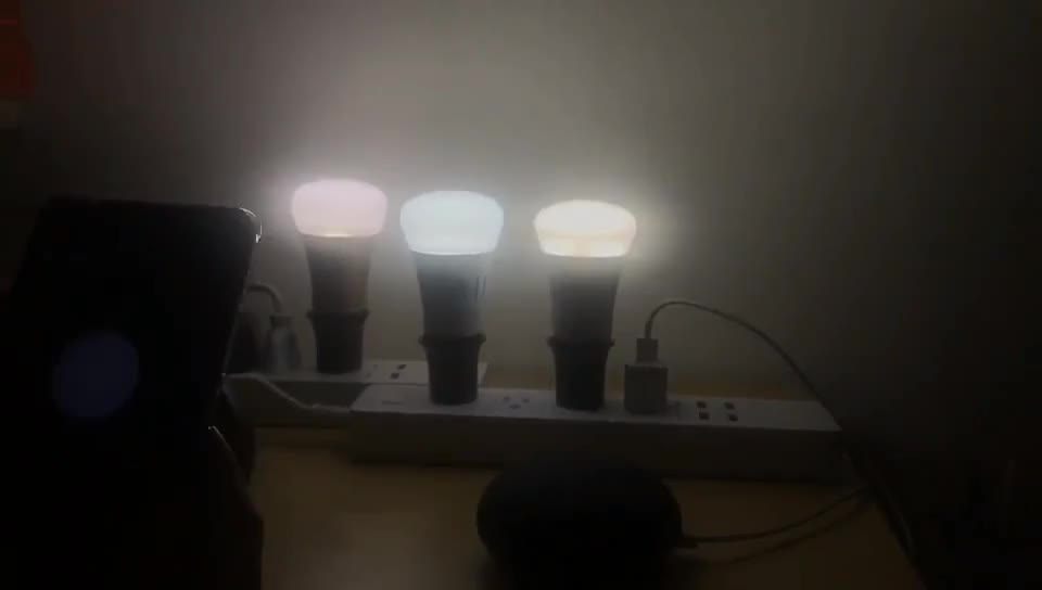 Iot Intelligence E27 Wifi Wireless Control Rgb Dimming Smart Led Bulb ...