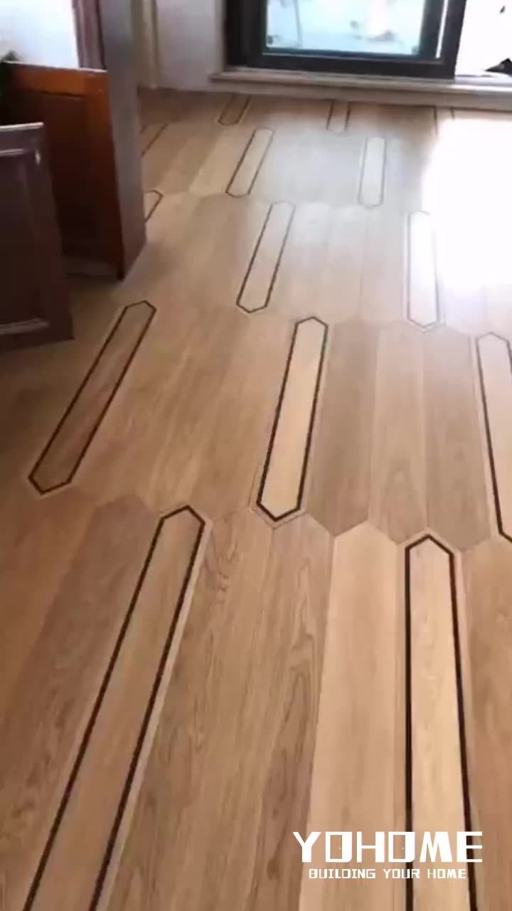 Unit Block Parquet Wood Flooring Metal Brass Inlay Wood Art Parquet ...