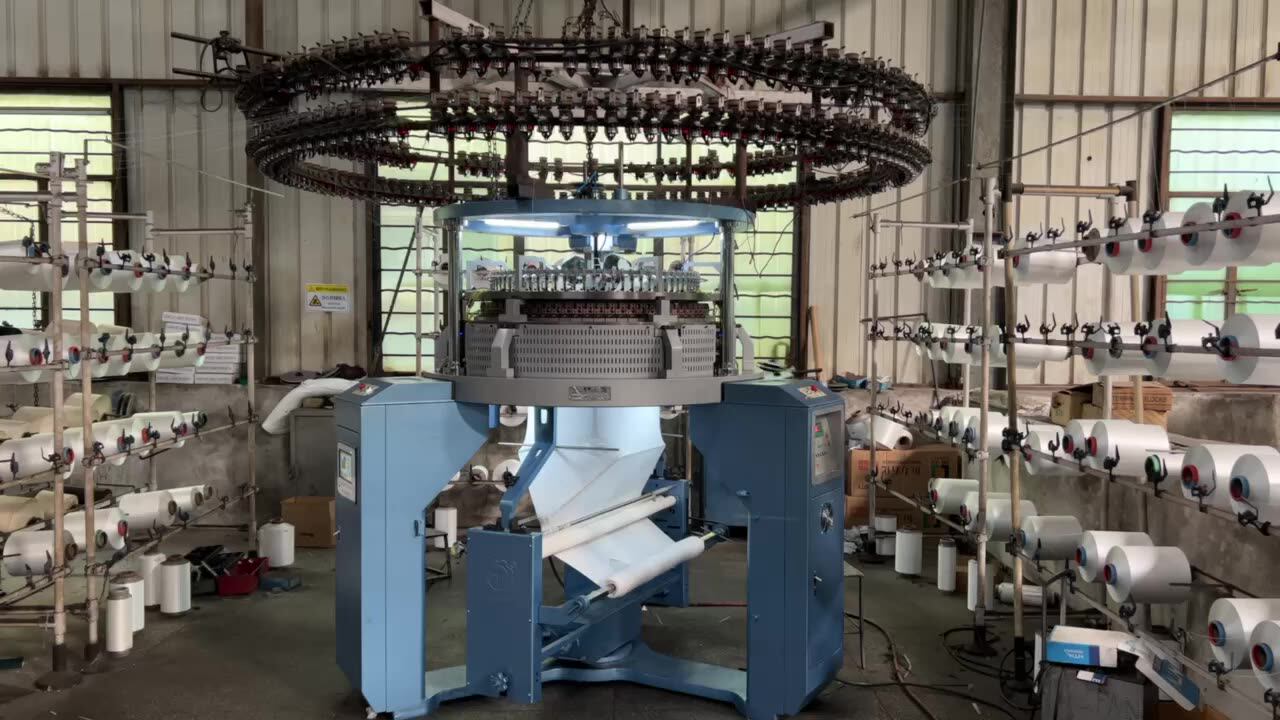 Machine A Tricoter Circulaire Terry Jacquard Computerized Circular ...