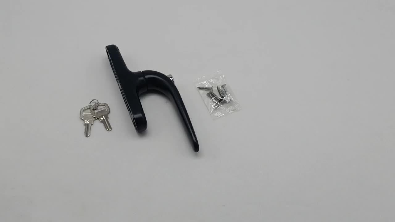 Window Handle With Lock Key Aluminium Casement Upvc Stainless Steel ...