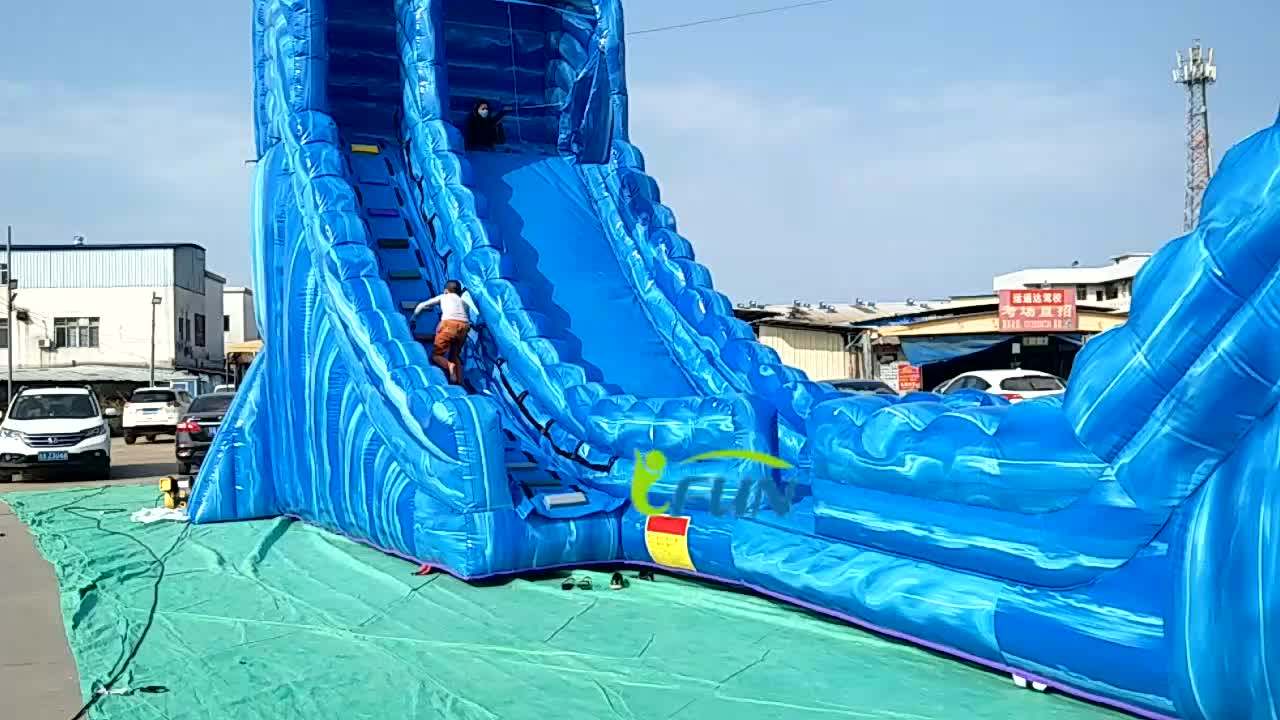 Avalanche Single Lane Inflatable Zip Line/inflatable Mobile Zipline ...