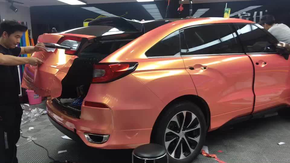 Carbins Wholesale Adhesive Magic Coral Folie Material Brilliant Coral ...