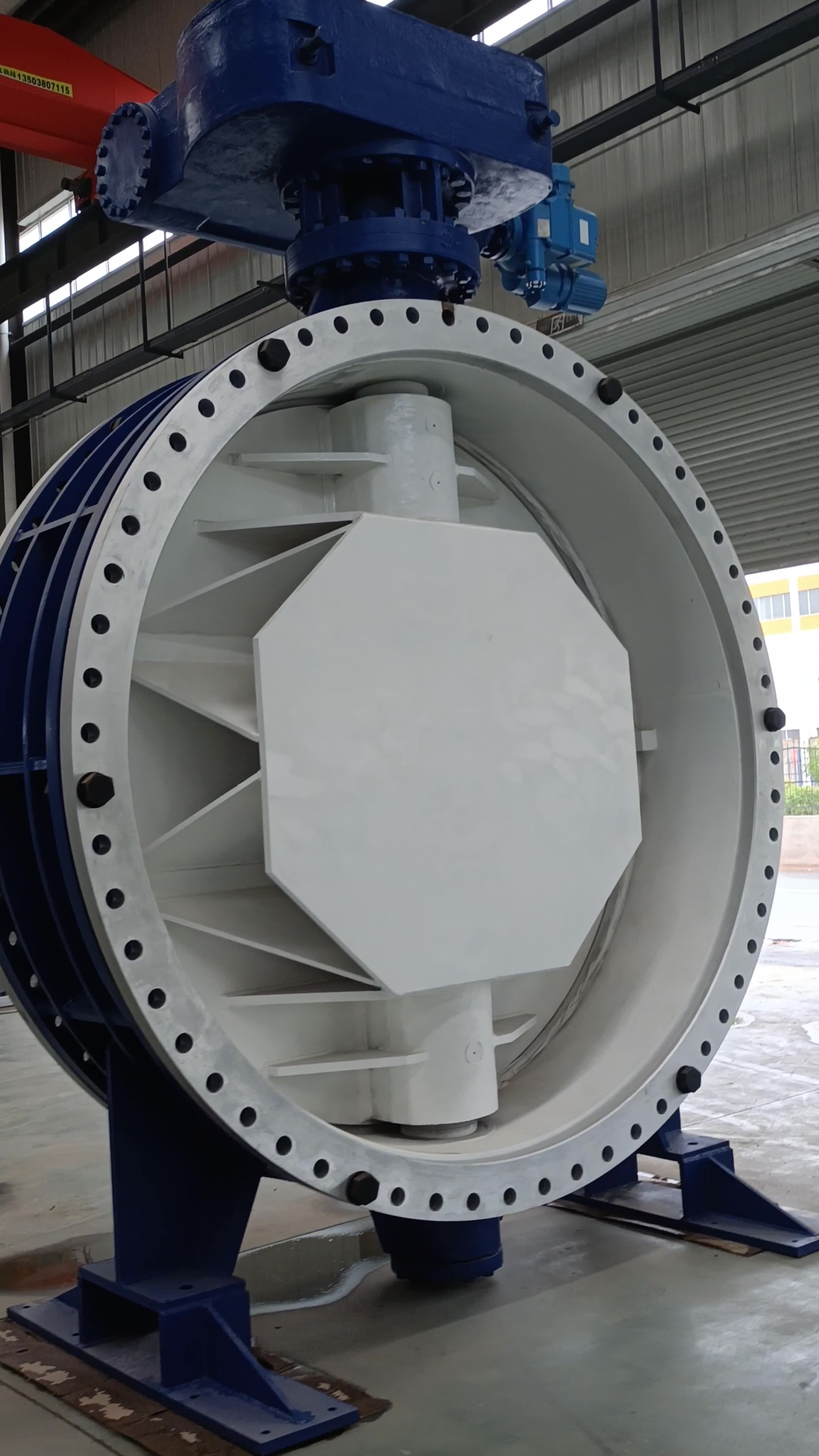 般德法兰蝶阀 双偏心单向手动蝶阀 D342X涡轮软密封法兰蝶阀dn700-阿里巴巴