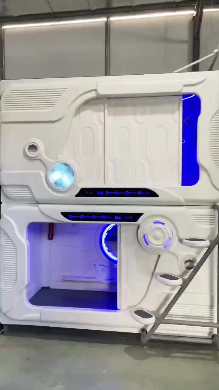 Space Capsule Bed Airport Sleep Module Dormitory Upper And Lower Bunks ...