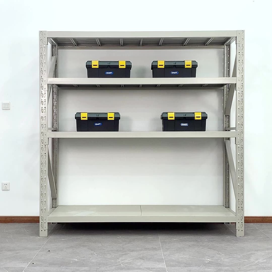 仓储货架置物架仓库组合展示架多层可调节货物架子快递站中型货架-阿里巴巴