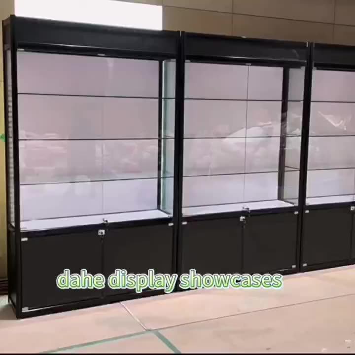 Smoke Shop Design Glass Display Showcase With Bright Lights Convenience ...