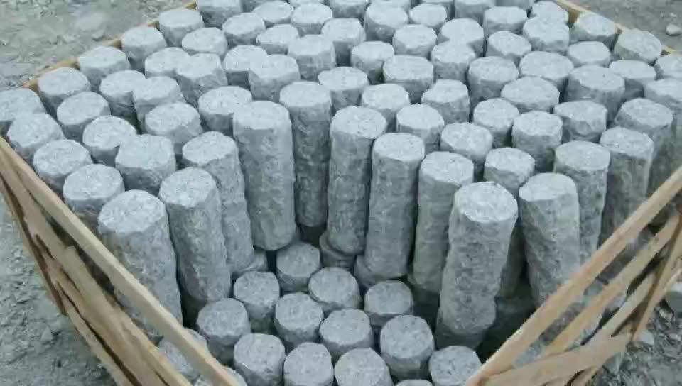 Natural Stone Garden Edge Stone Palisade Guard Rails Pillars Barriers ...