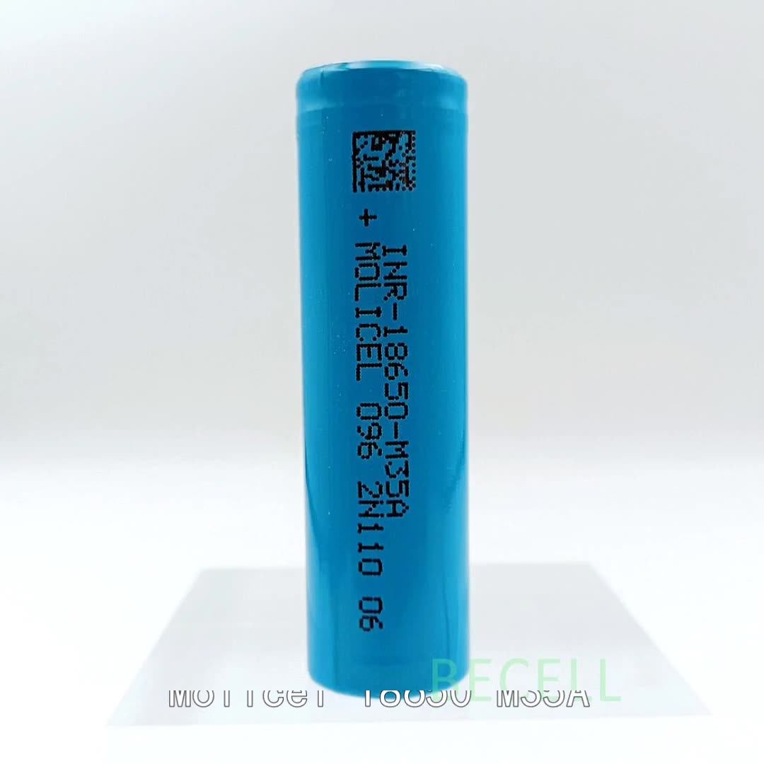 Molicel M35a Lithium Ion Batteries 18650 3500mah Low Temperature ...