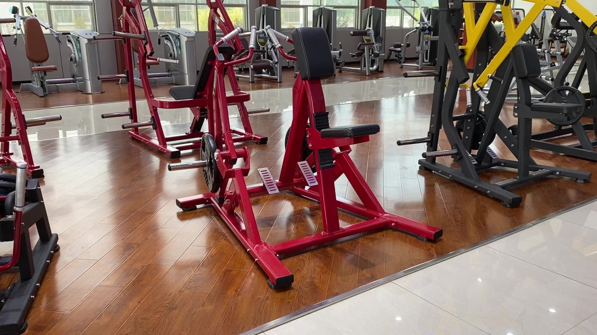 Strength Gym Machine Plate Loaded Seated Row/ Body Exercise Fitness ...