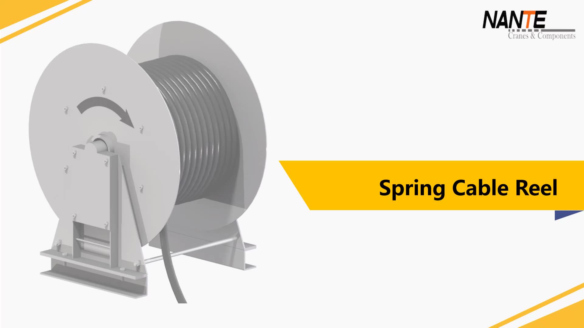 Spring Cable Reel Gantry Crane Drum Retractable Use Cable Reel - Buy ...