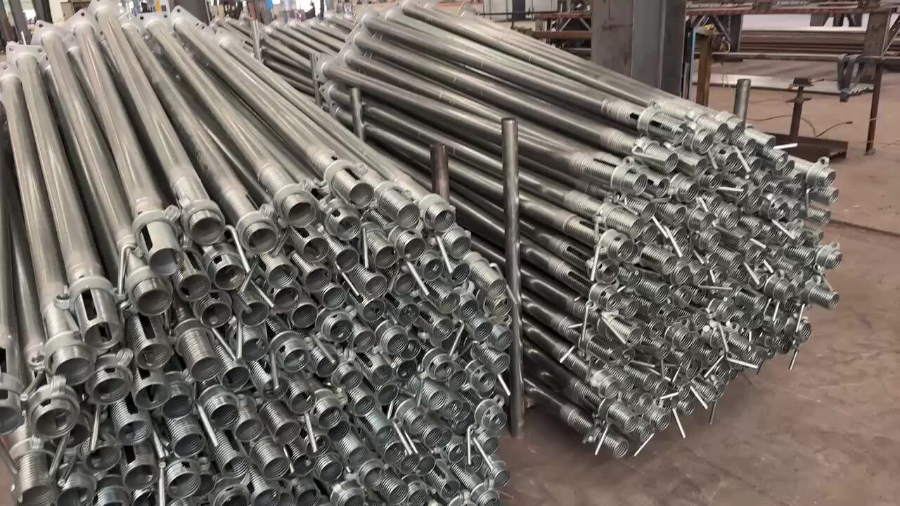 4 Galvanized Metal Acro Props Shuttering Support Jacks Scaffolding ...