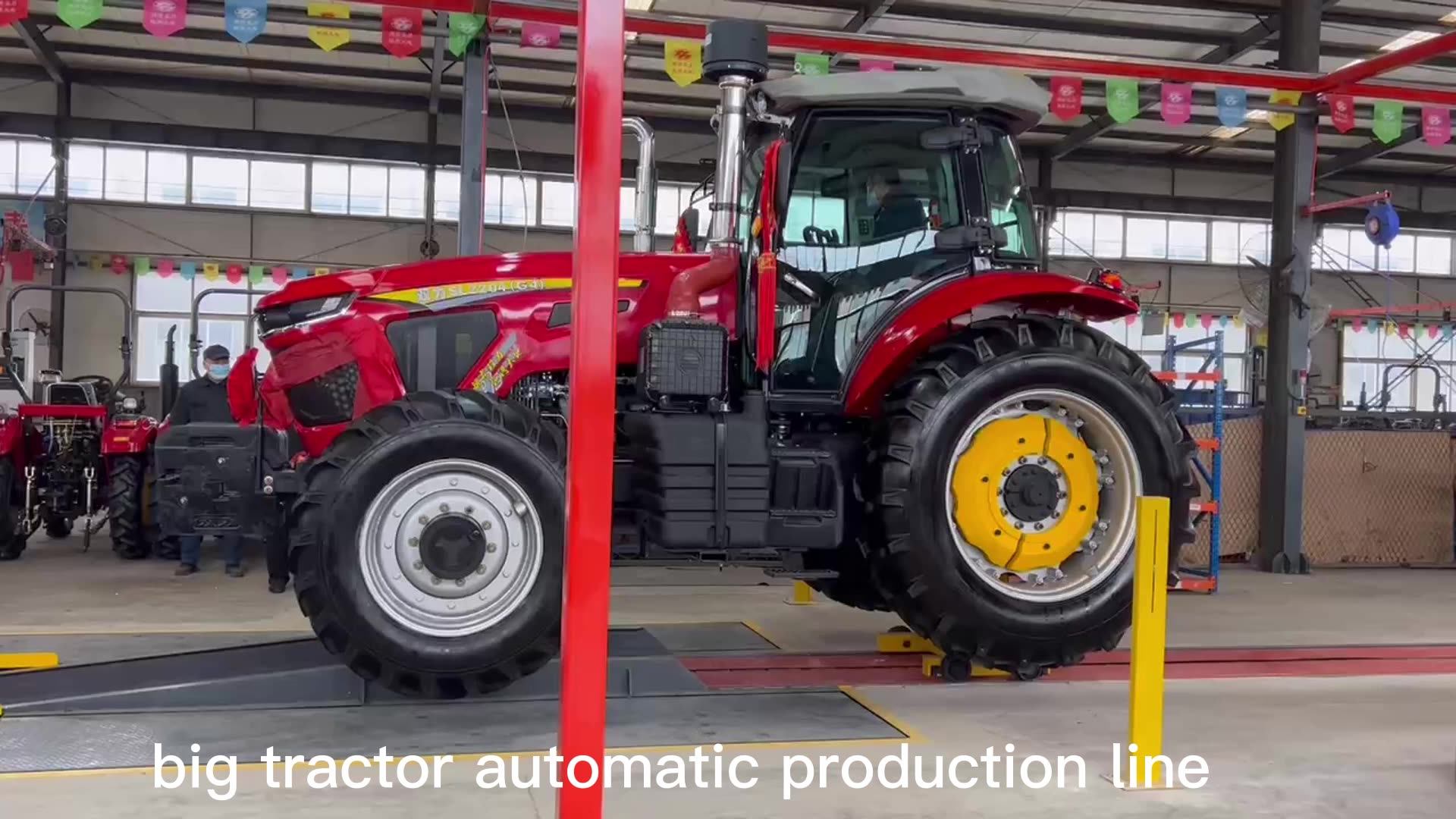 Tractors Diesel Engine 4x4 Farm Mini Tractor Hot Agricultural 4wd 80hp ...