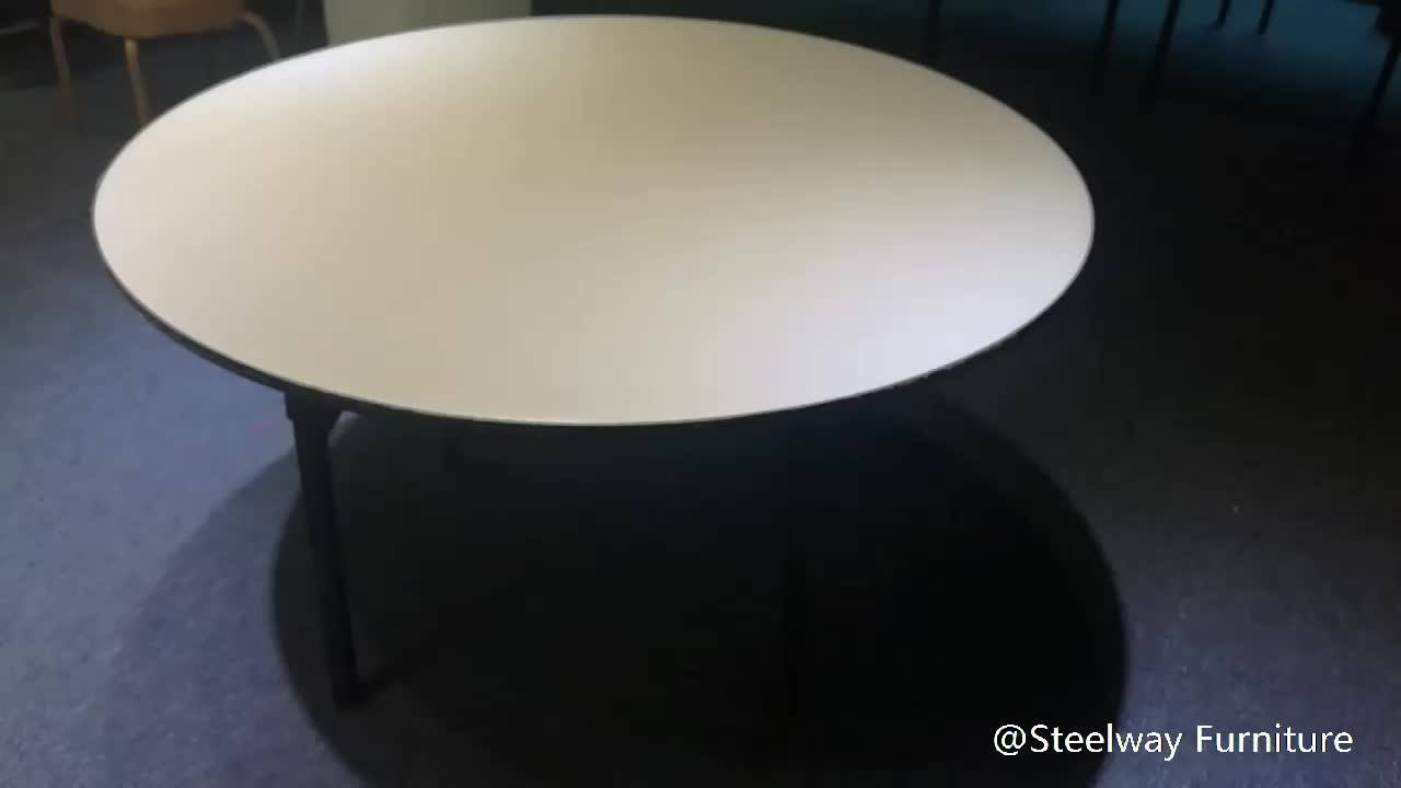 White Pvc Folding 72 Inch Round Table - Buy 72 Inch Round Table,Banquet ...