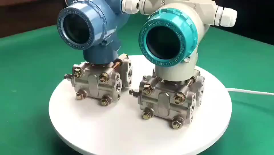 Flange Type Diaphragm Differential Pressure Sensor 4-20ma Stainless Steel Smart Differential ...
