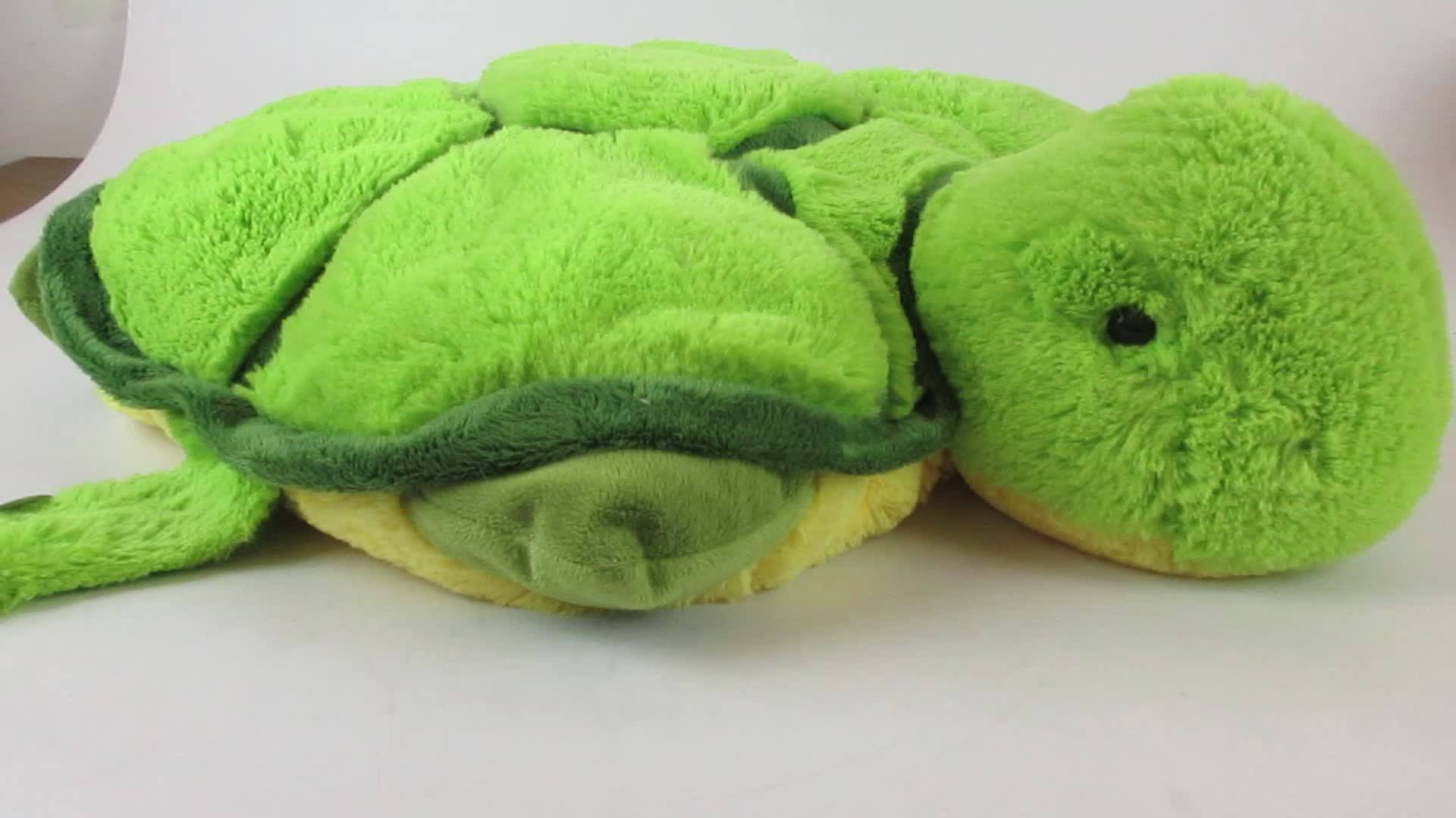 Custom Stuffed Sea Animal Turtle Toy Plush Turtle Neck Pillow/chair ...
