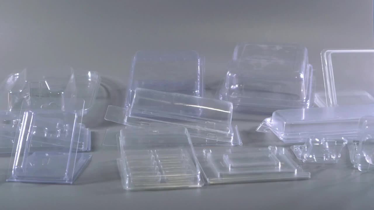 Custom Clear Pet Plastic Clamshell Packing Double Blister Packaging Box ...