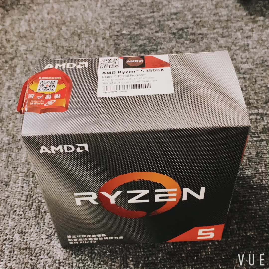 New For Ryzen 5 3500x R5 3500x 3.6 Ghz Six-core Six-thread Cpu Processor 7nm 65w L3=32m 100 ...