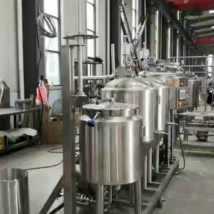 Pilot Brewery System 200l Microbrewing Equipment 2 Vessels Beer Brewing ...