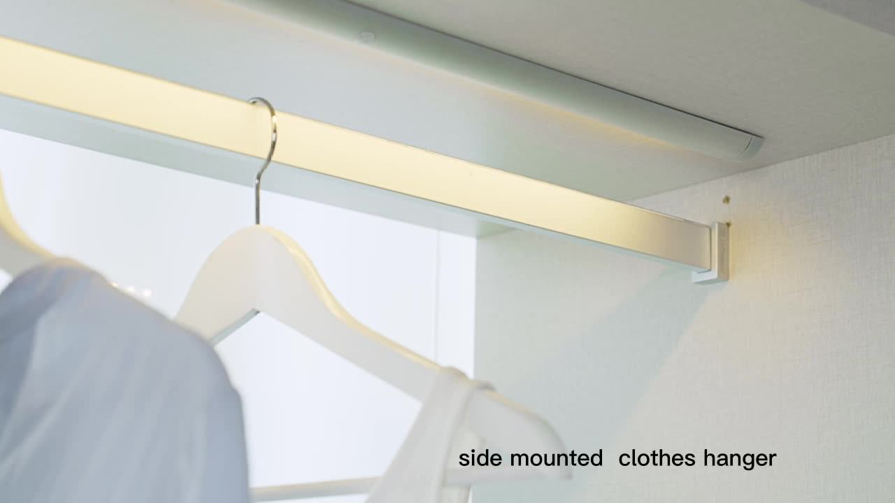 Unihopper Factory Heavy Duty Aluminum Alloy Wardrobe Closet Rob Hanging ...