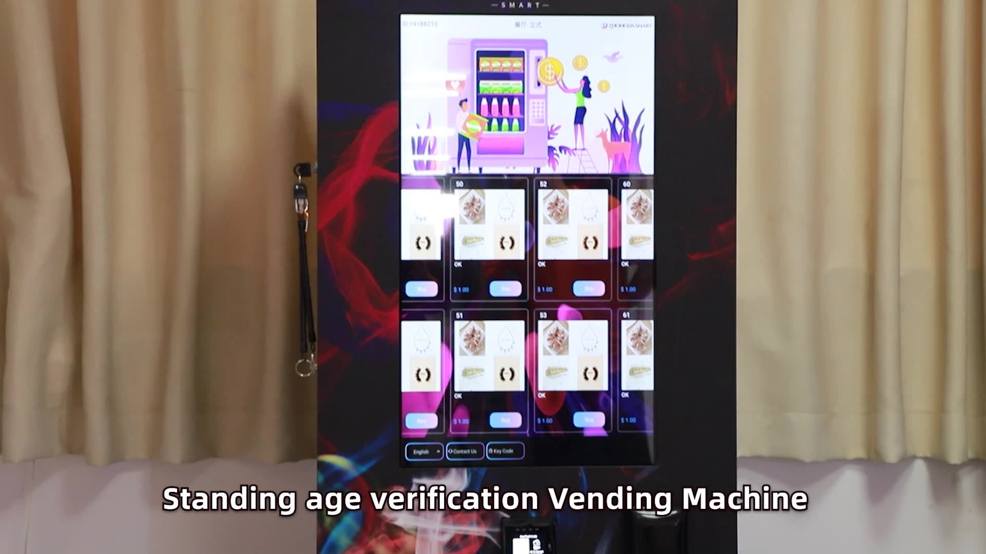 European Standard Vending Machines Age Verification Outdoor Wall ...