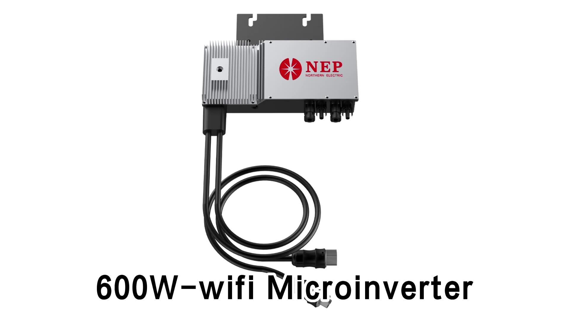 Nep Bdm-600 120/230v Auto Switch Mppt Microinverter Micro Inverter Off ...