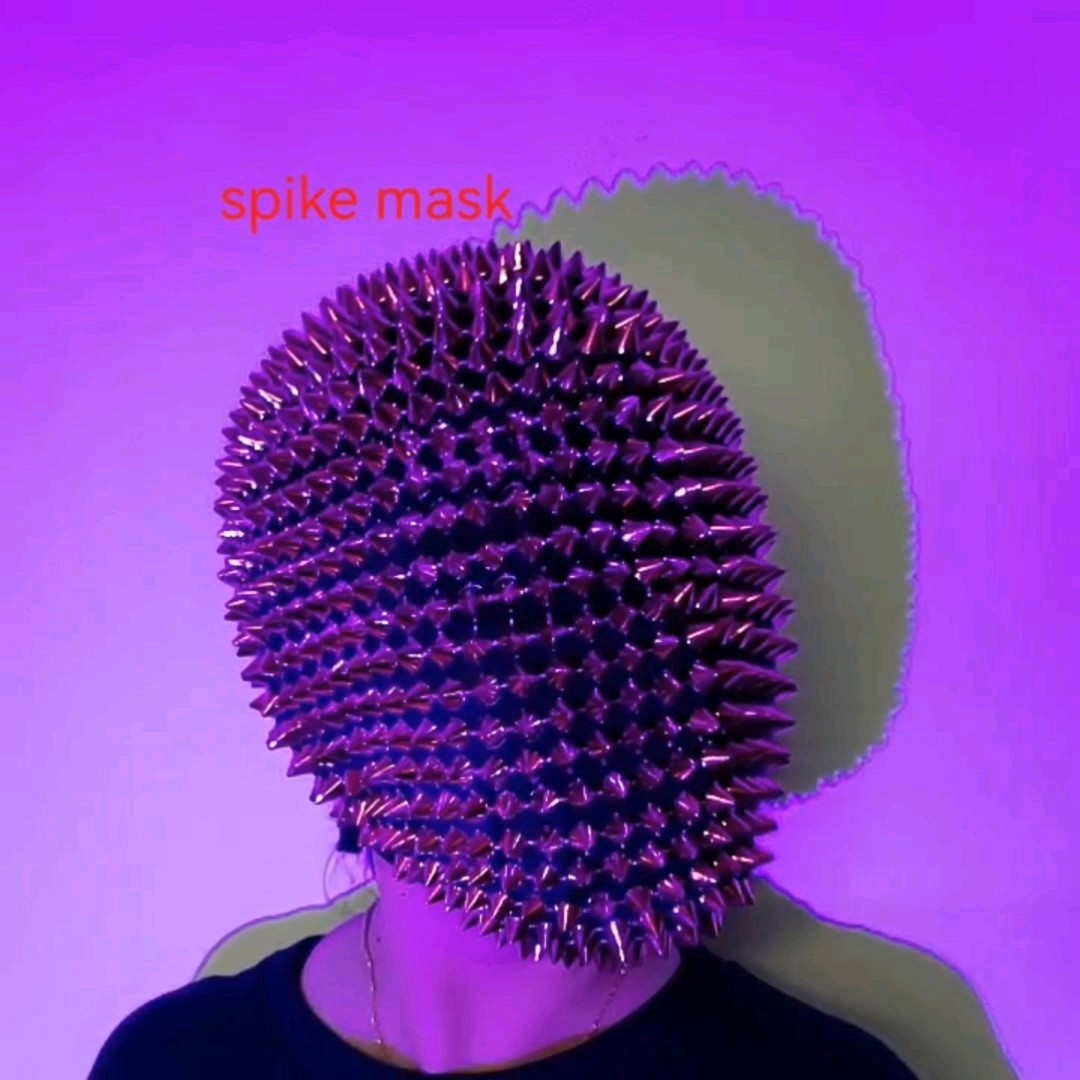 Full Face Spike Mask,Gothic Mask - Buy Full Face Spike Mask,Full Face ...