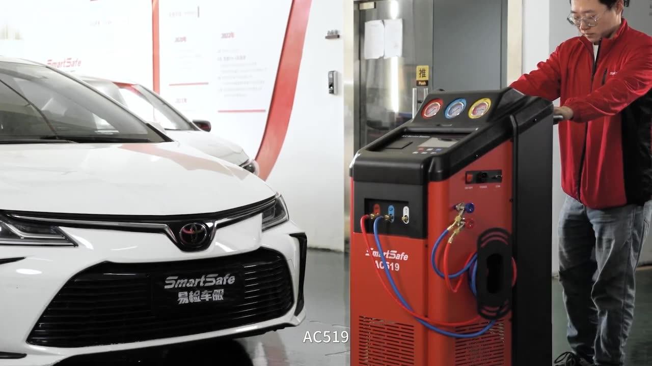 R1234a And R1234yf Smartsafe Ac519 Refrigerant Recovery Machine Fully ...