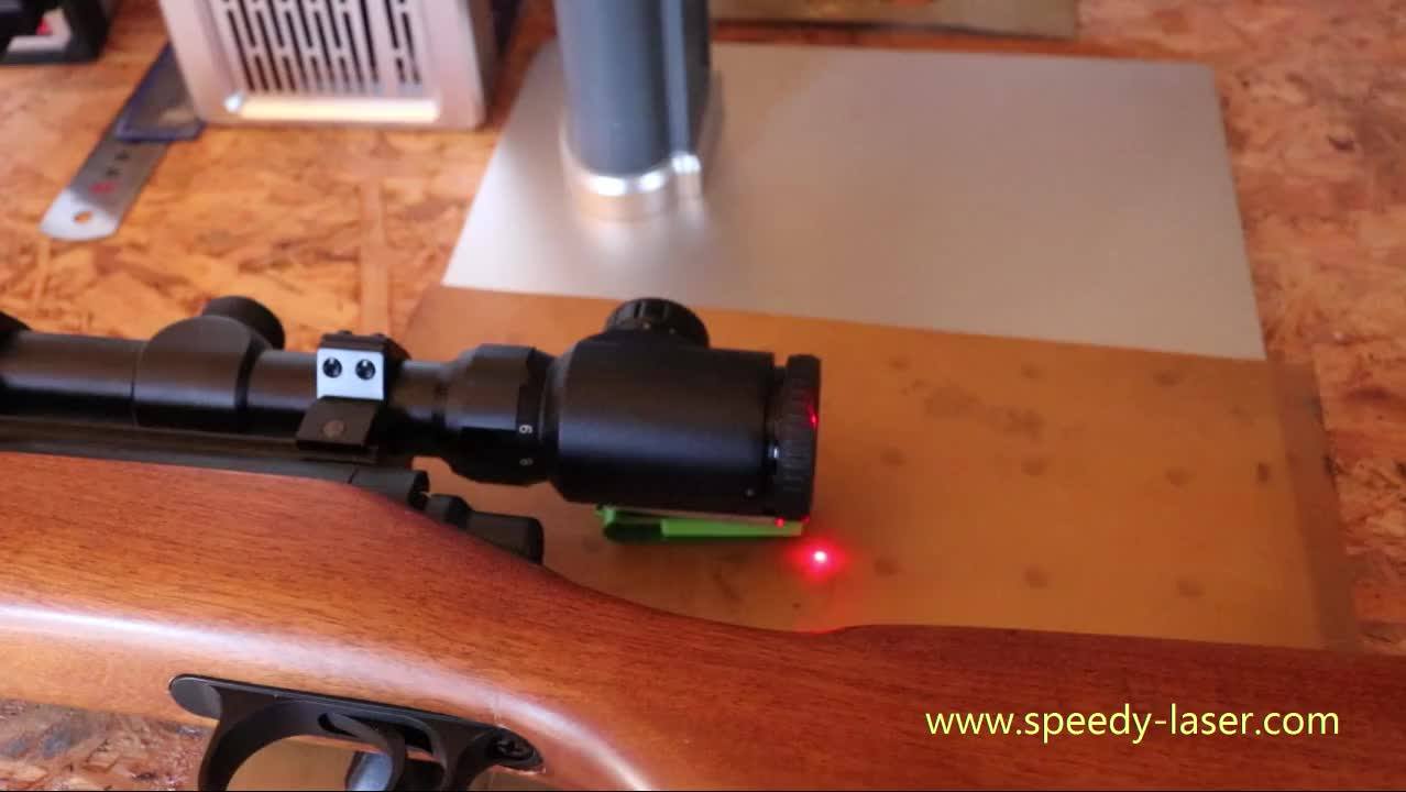 50w Fiber Laser Engraving Machine For Firearms Gun Pistol Weapons Laser ...