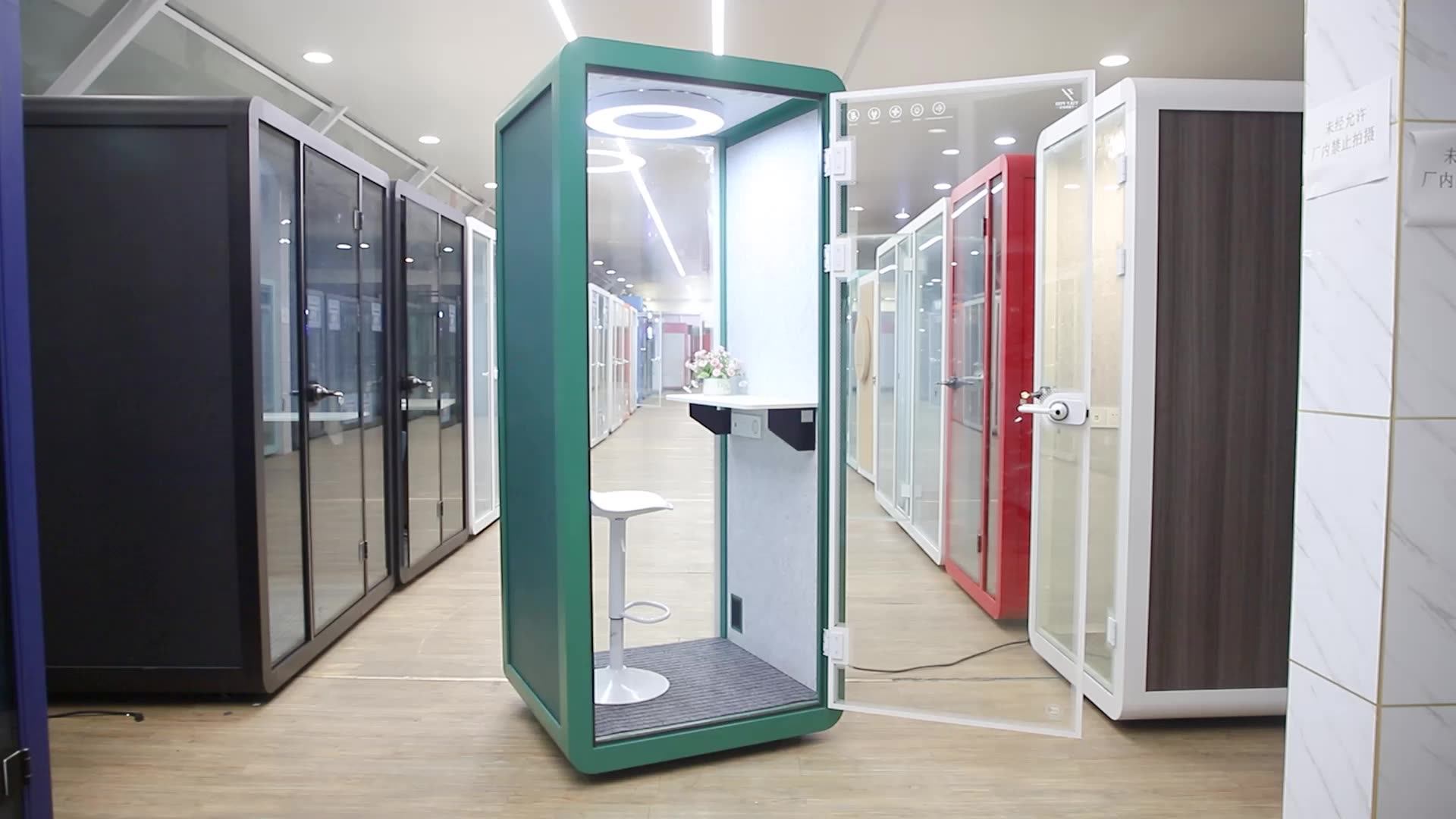 Customized Modular Pod Soundproof Cabinet Voice Recording Mini Booth ...