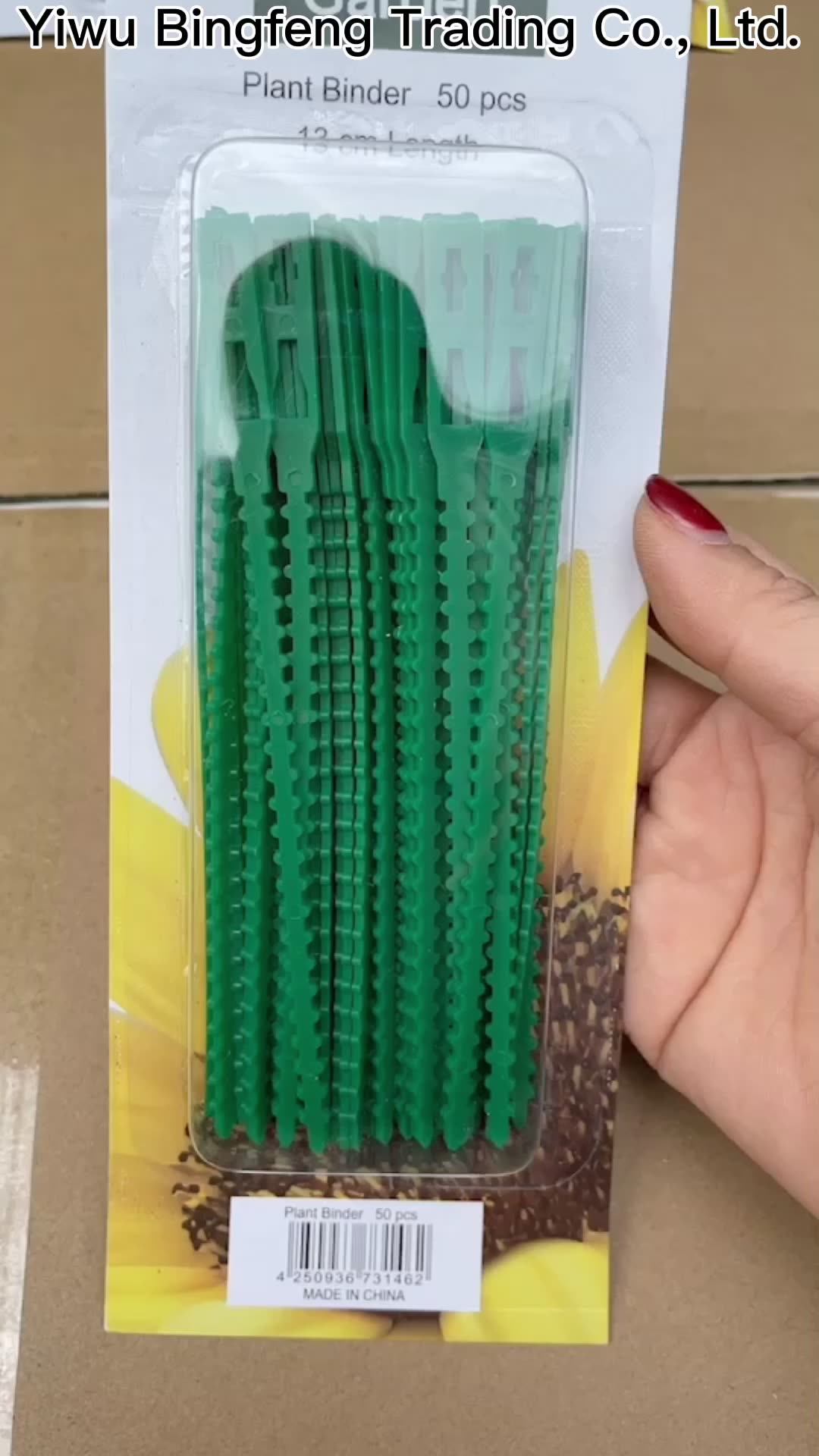 13 Cm Adjustable Garden Plant Plastic Binder Twist Ties,Cable Ties ...