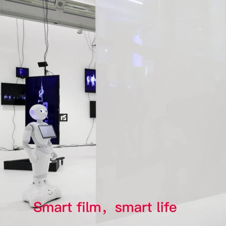 Self-adhesive Pdlc Smart Film Attached To The Surface Of The Existing ...