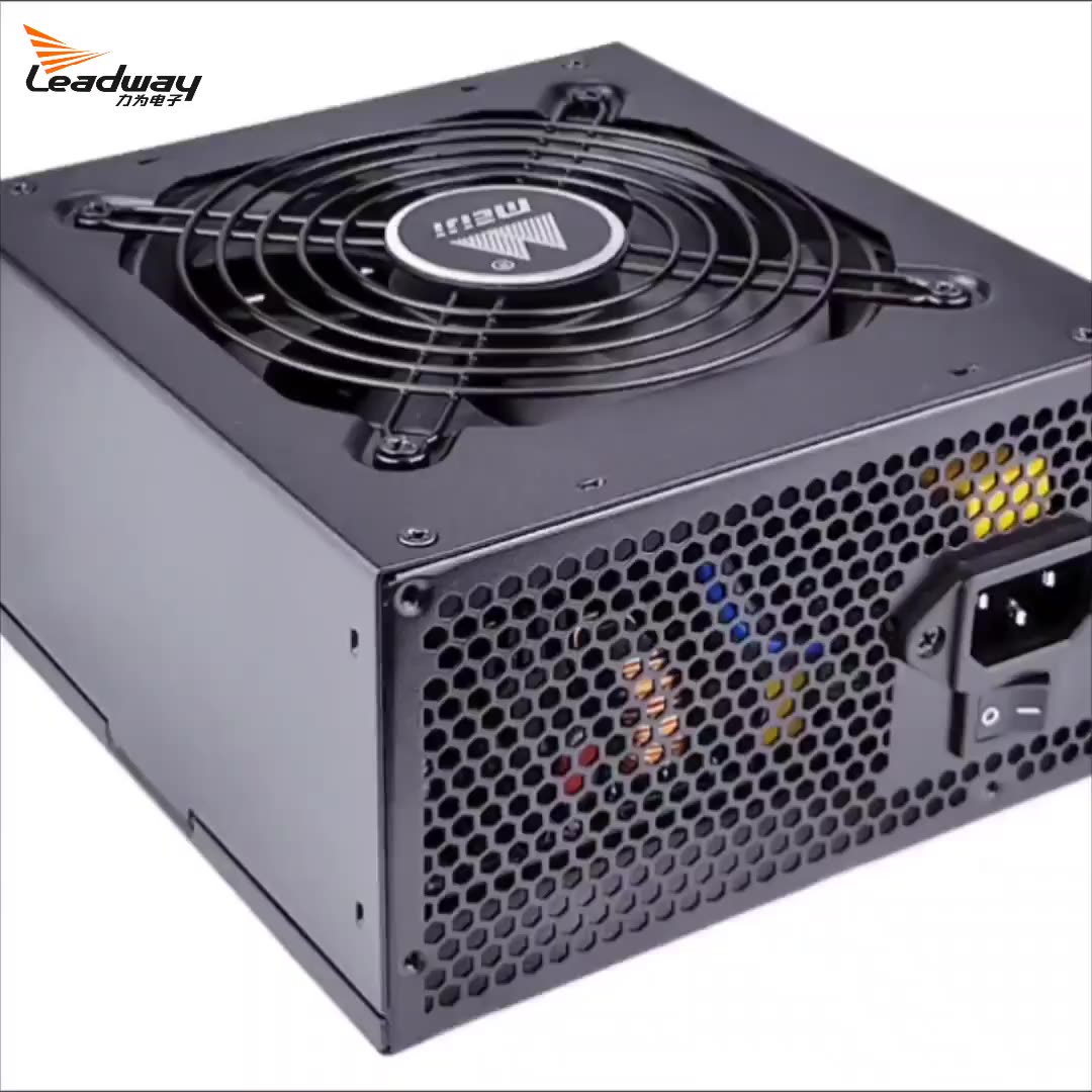700w 750w Computer Pc Power Supply Gold 80puls Full Module New Style Silent Cooler Fan High ...