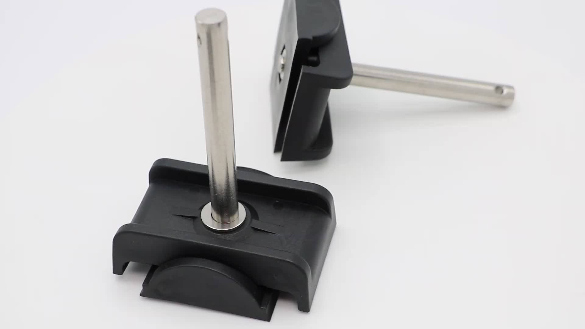 H71 Adjustable Plastic Side Double Guide Rail Round Rod Clamp - Buy ...