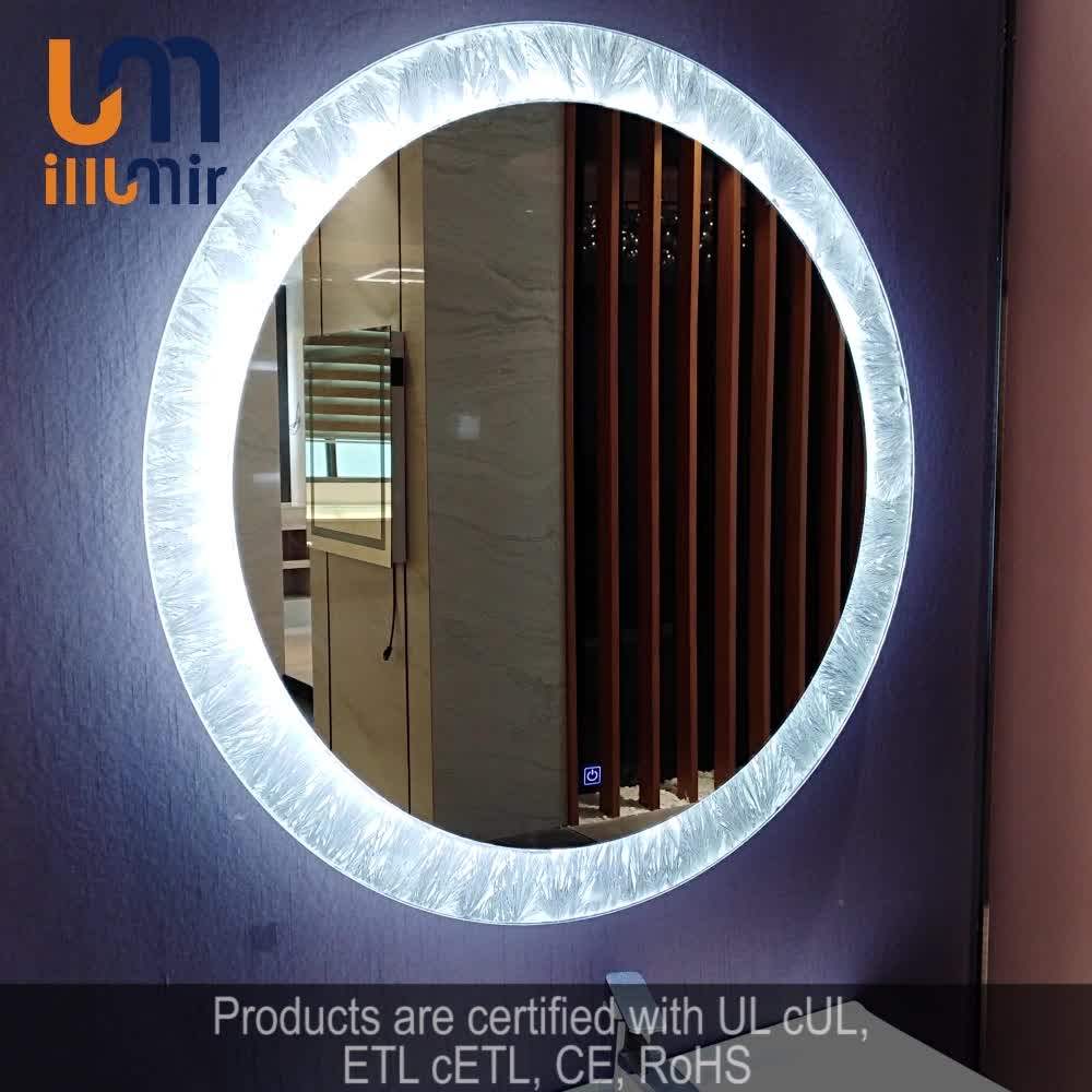 Eterna Lighting Emi.14 Round Led Bathroom Backlit Mirror - Buy Led ...