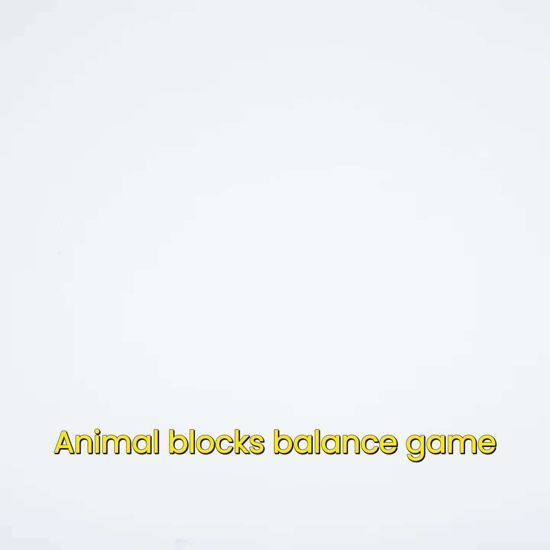 Soli Wooden Dinosaur Stacking Blocks Kids Balance Block Game Preschool ...