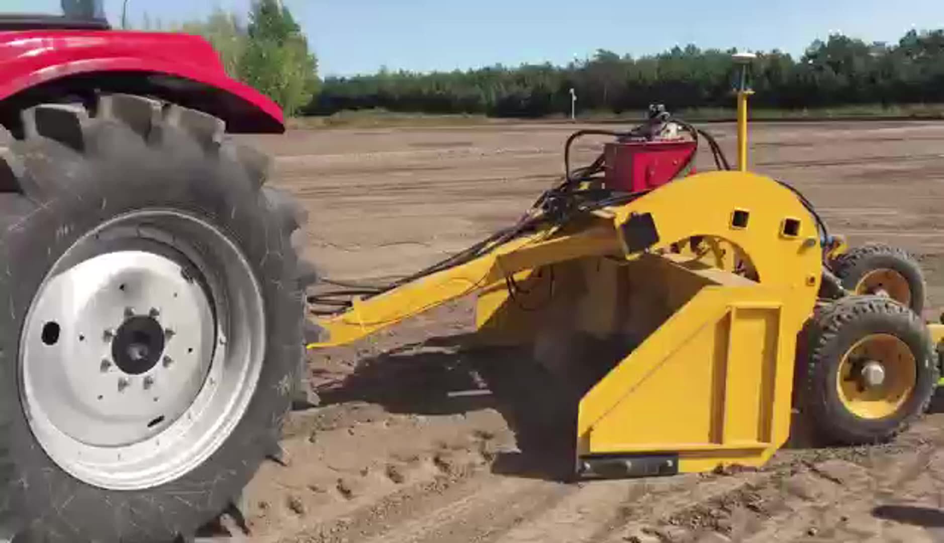 Double Control China Laser Grader Scraper Agricultural Leveling Machine ...