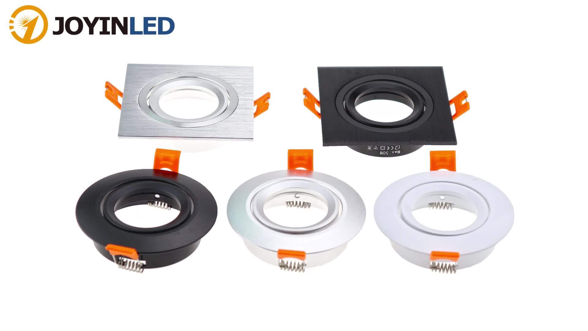 Hot Sale Adjustable Round Mr16 Gu10 Fixture Frame Led Spotlight Gu10 ...