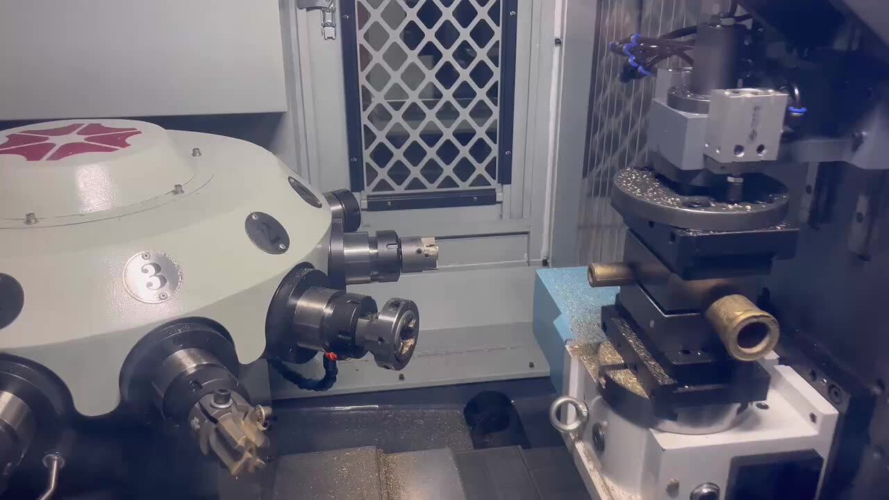 12 Axis Cnc Turret Drilling Machine And Milling Machine Of Stainless ...