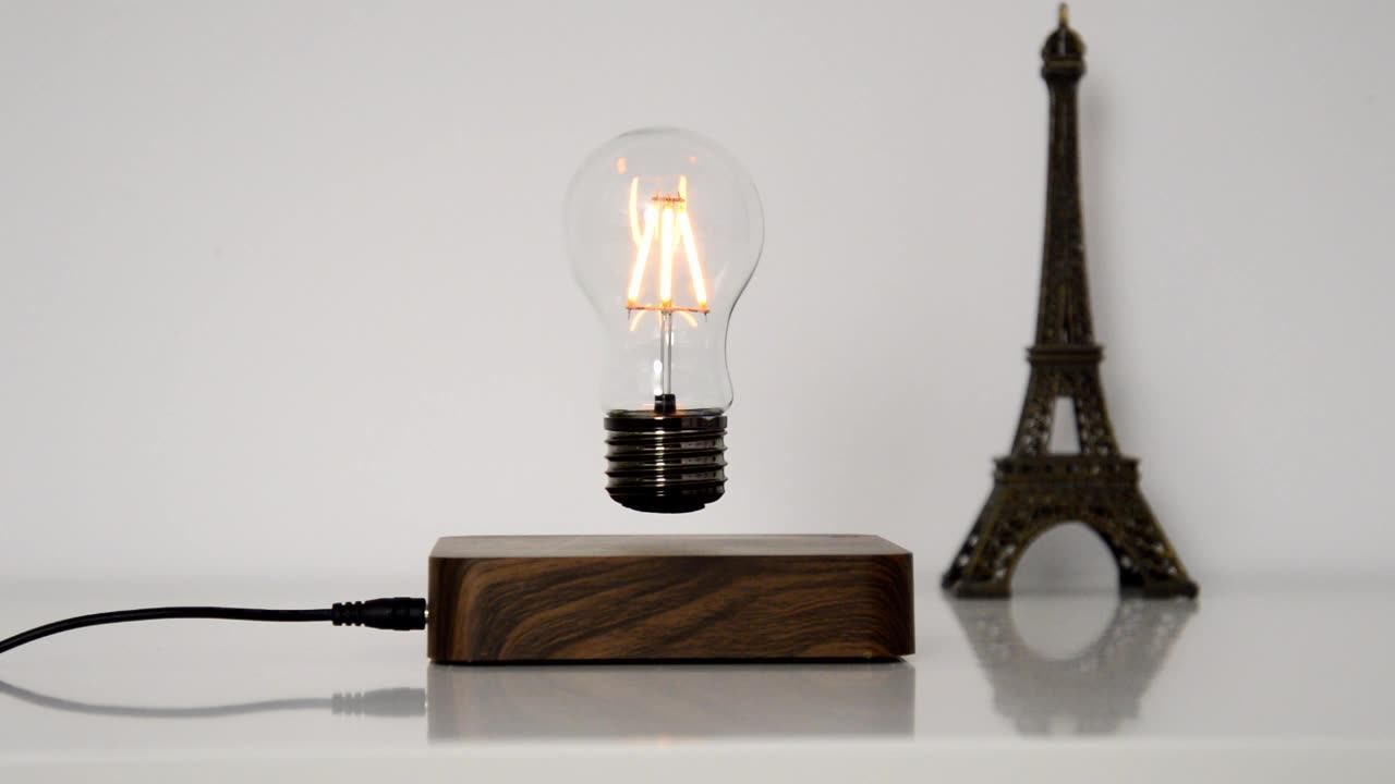 New Design 3d Printing Magnetic Levitation Floating Moon Lamp Decorate ...