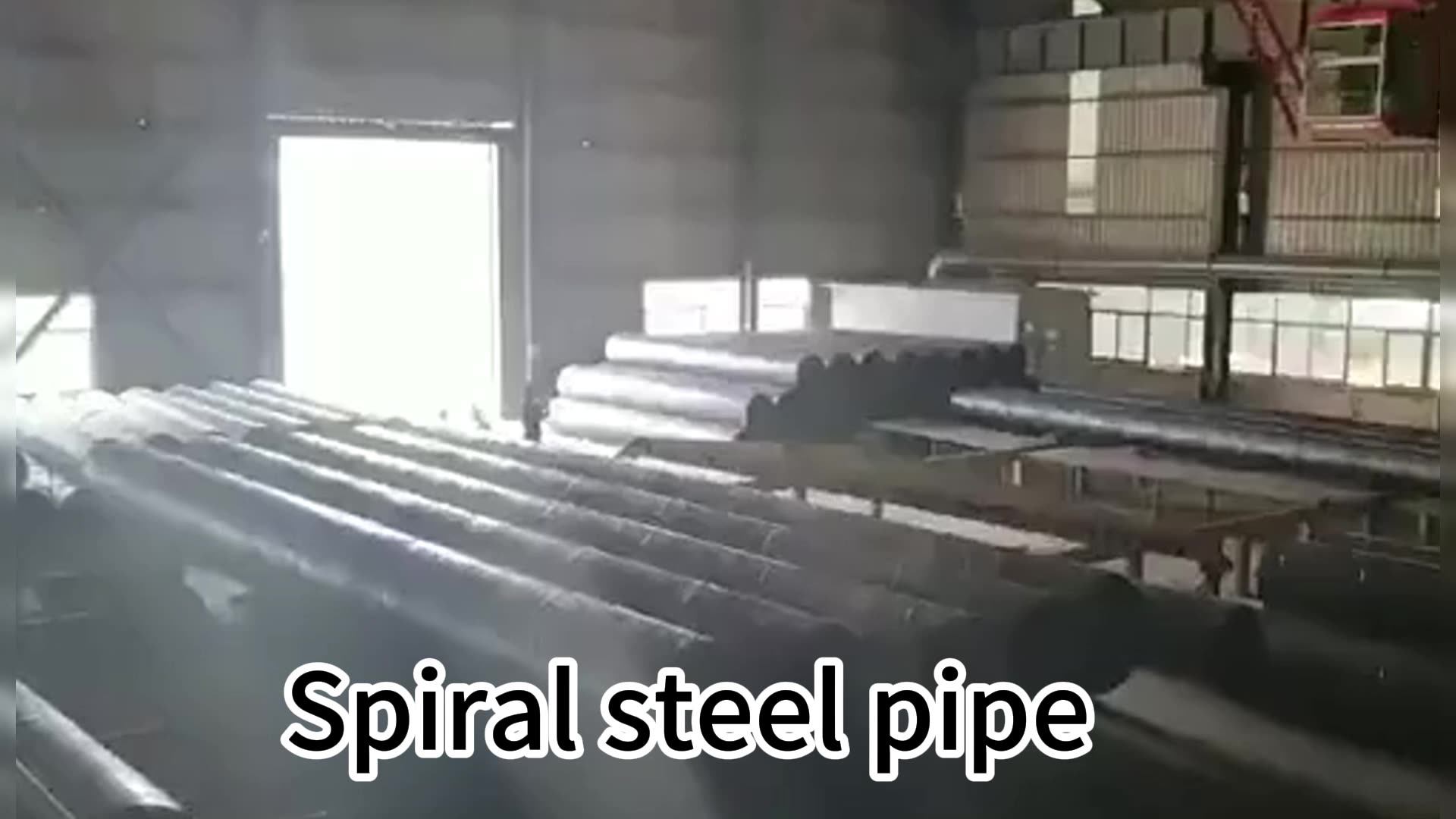 Awwa C200 Spiral Welded Carbon Steel Pipe 500mm Diameter Round Section ...