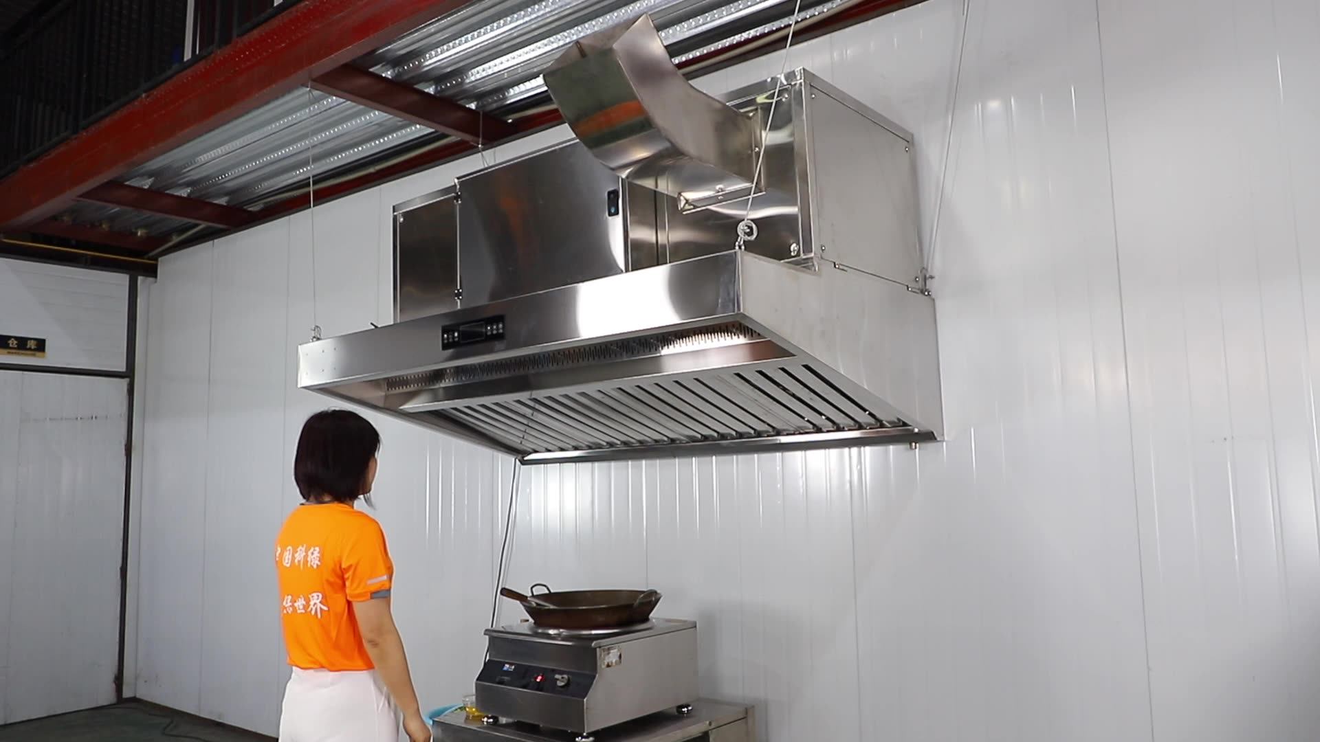 Commercial Kitchen Electrostatic Precipitator Esp Clean Kitchen Hood ...