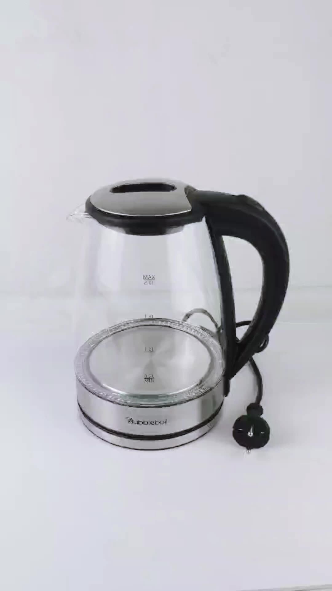 Glass Electric Kettle Stainless Steel Kettle 2 L Large Household Gifts ...