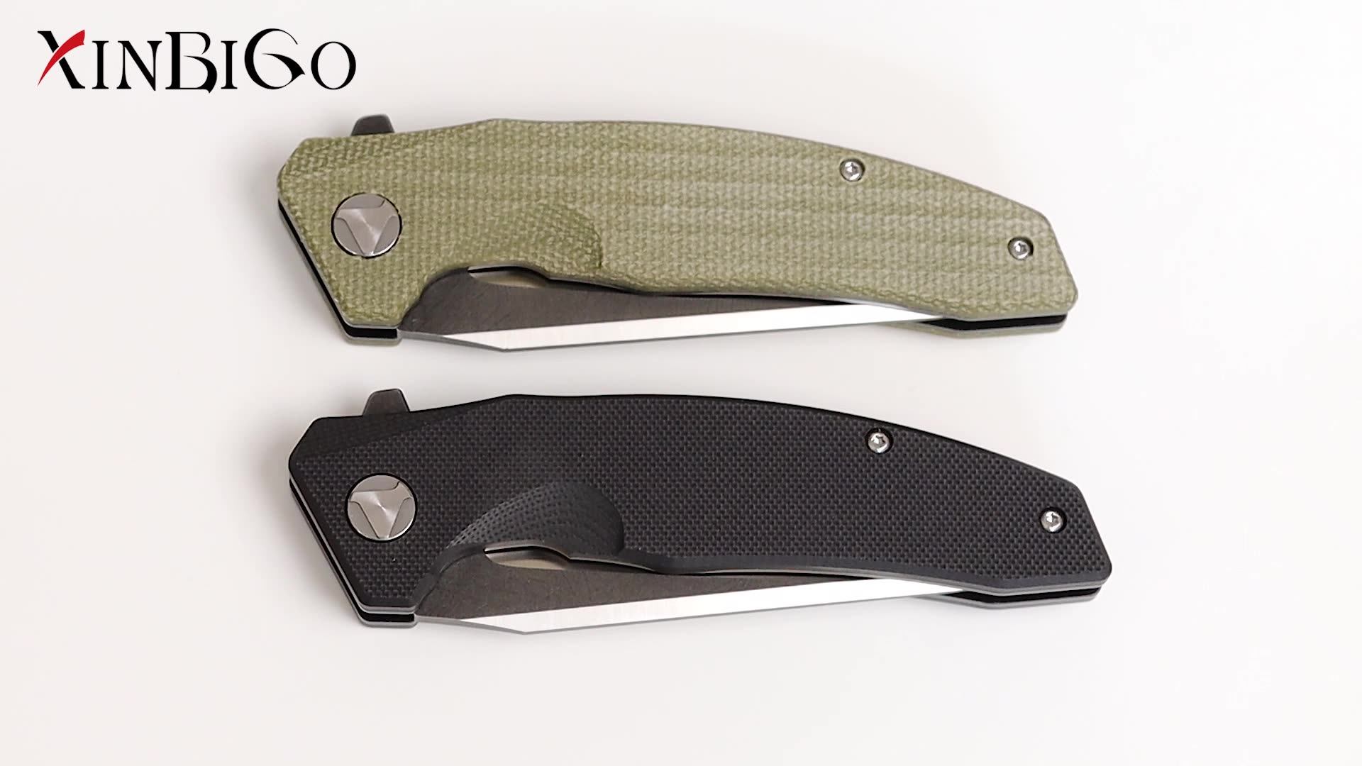 Self Designed New Micarta Handle Folding Pocket Knife Edc Outdoor ...