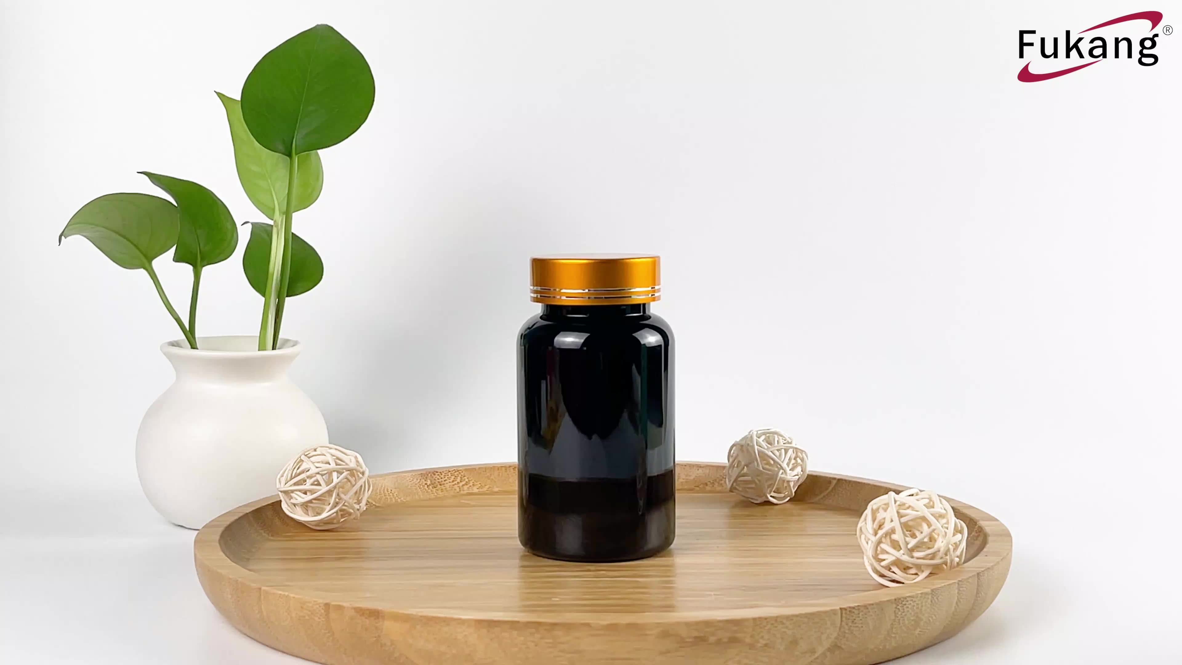 Botol Plastik Pil Kapsul Vitamin Suplemen Kosong Bening 150ml Wadah ...