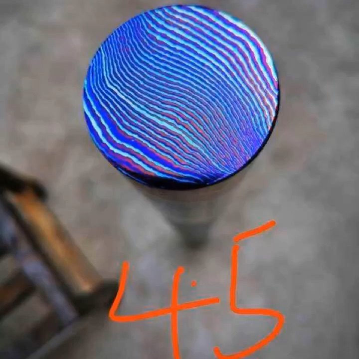 Custom Handmade Timascus Mokuti Titanium Damascus sheet| Alibaba.com