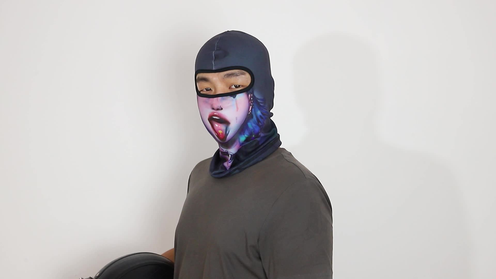 New Hot Sale Cosplay 3d Print Full Face Masks Cagoule Kagol Kagoul Moto ...